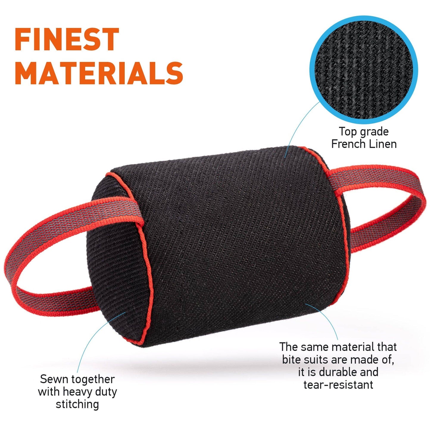 French Linen Mini Bite Roll – Performance Dog Supply